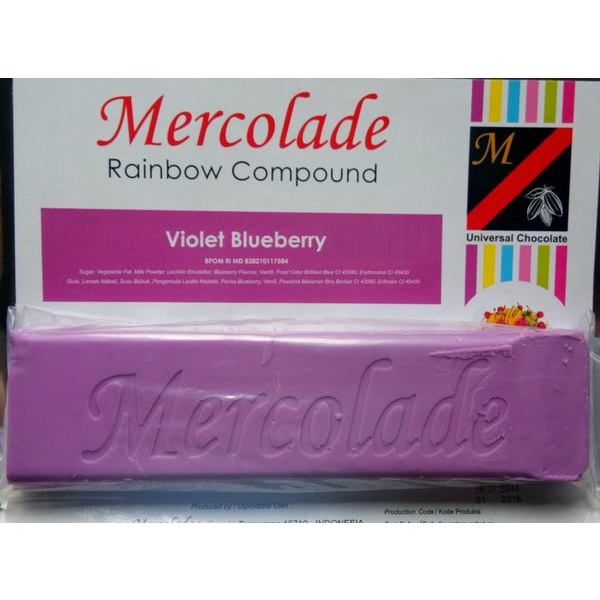 Jual [1batang] Mercolade Violet Blueberry 165gr (dari kemasan 1kg ...