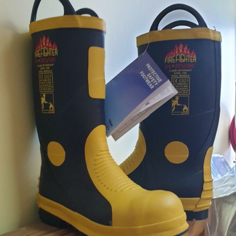 Jual Sepatu Boot Harvik Pemadam Kebakaran - Sepatu Firefighter Harvik ...