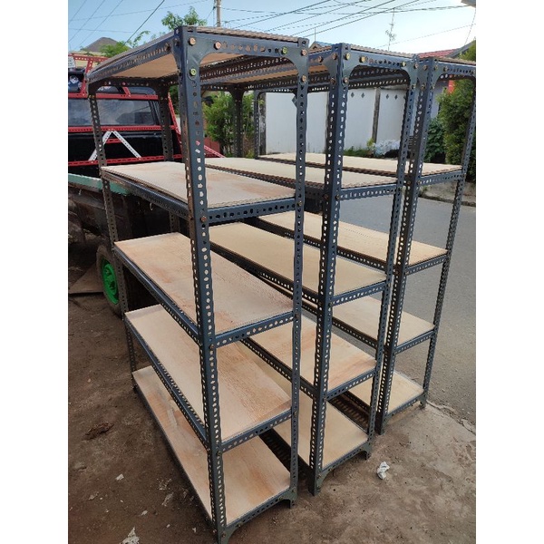 Jual Rak besi siku T150xP100xL30 | Shopee Indonesia