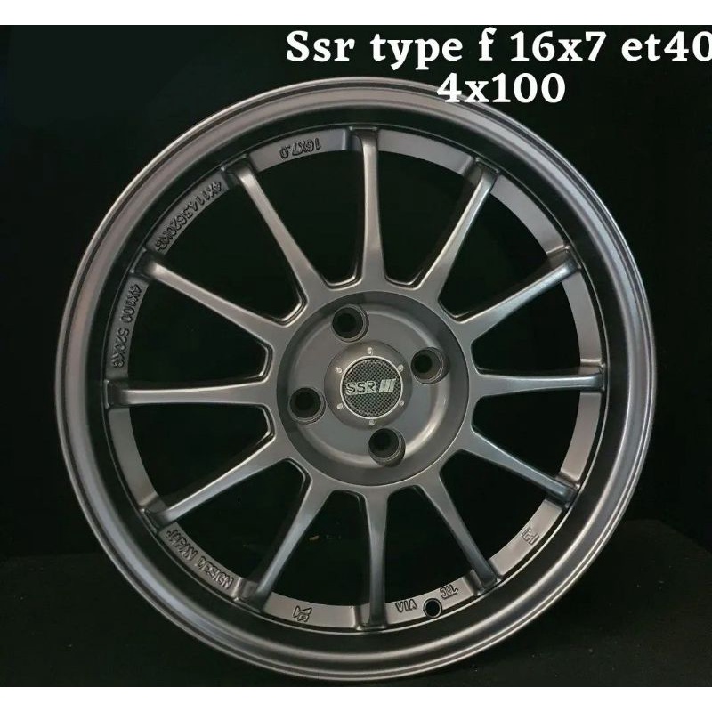 Jual Velg ssr type f r16 plus ongkir jawa lokal | Shopee Indonesia