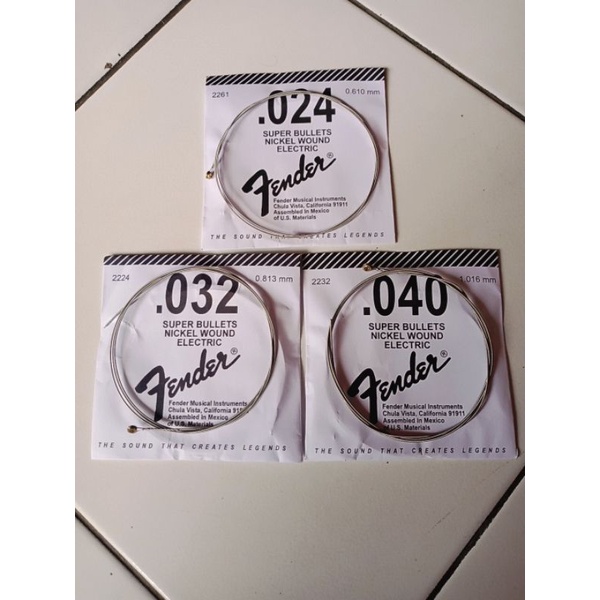 Jual Senar Gitar fender Eceran 456 Satu pcs | Shopee Indonesia