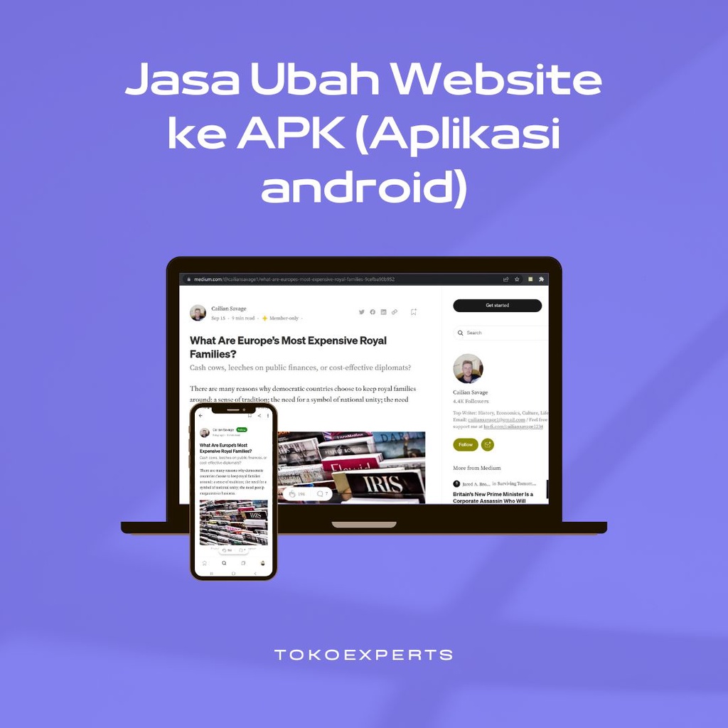 Jual Jasa Ubah Website ke APK (Aplikasi Android) | Shopee Indonesia
