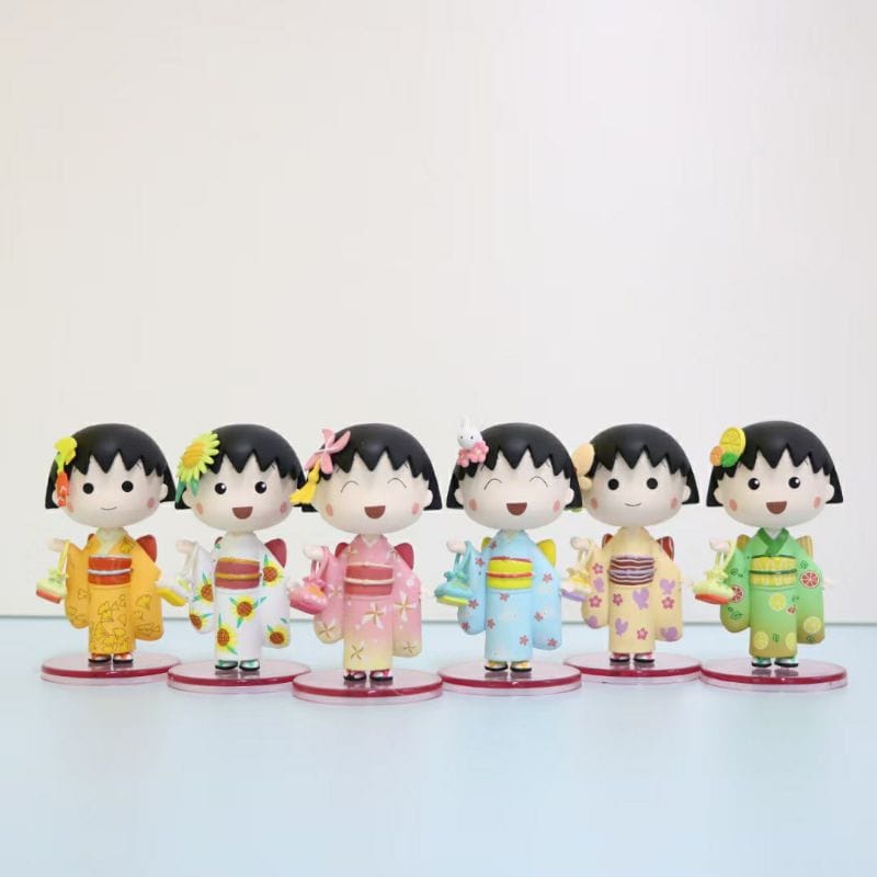 Jual JUAL SATUAN / SET Topper cake / miniatur figure Maruko Chan Kimono ...
