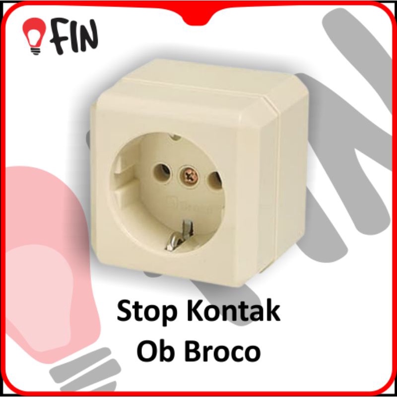 Jual Stop kontak OB Broco | Shopee Indonesia