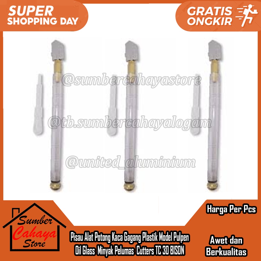 Jual Alat Potong Kaca Gagang Plastik Pelastik Model Pulpen Oil Glass ...