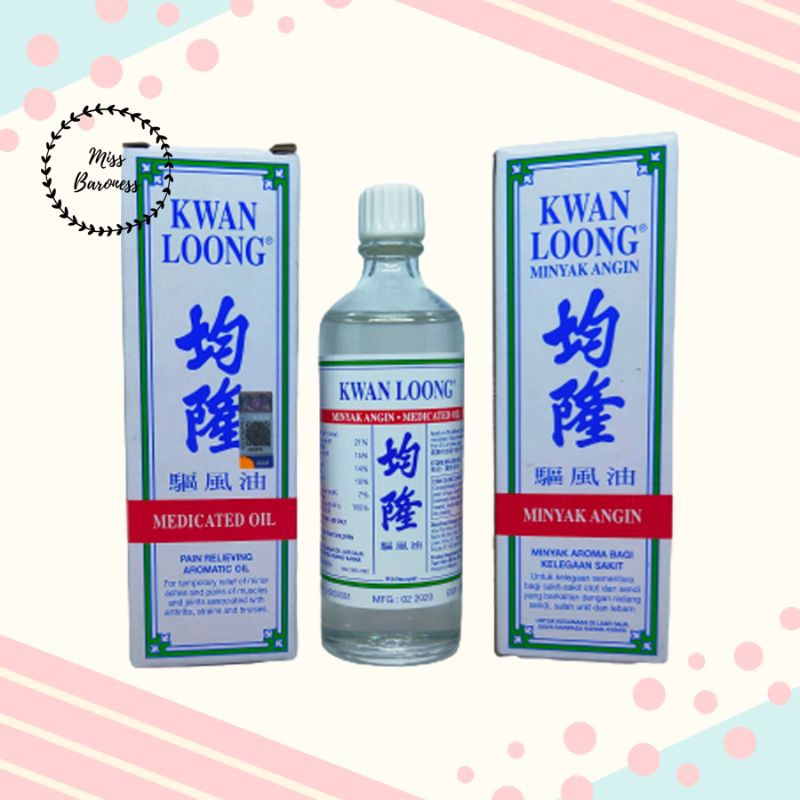Jual Minyak Angin KWAN LOONG 57ml KWANLOONG Medicated Oil Import Malaysia Murah Ori 100% ...