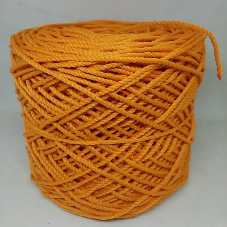 Jual Benang Rajut Polyester Super Orange 2035 (100 gram) | Shopee Indonesia