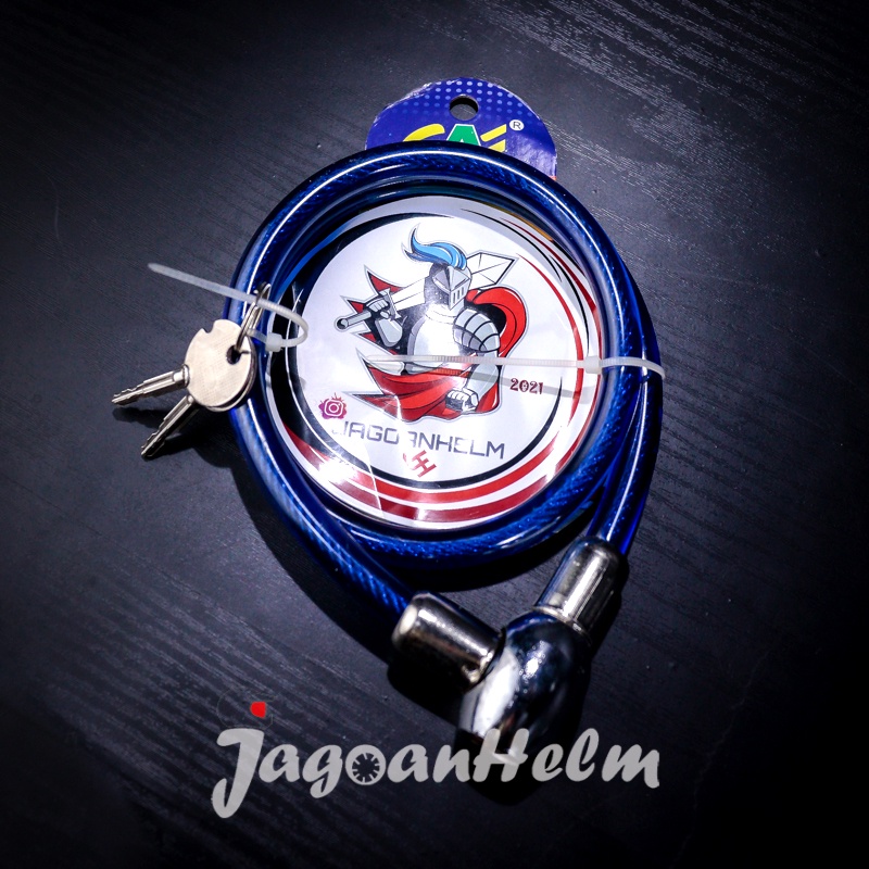 Jual Gembok HELM | PENGAMAN HELM | BLUE | KUNCI HELM MOTOR | GEMBOK ...