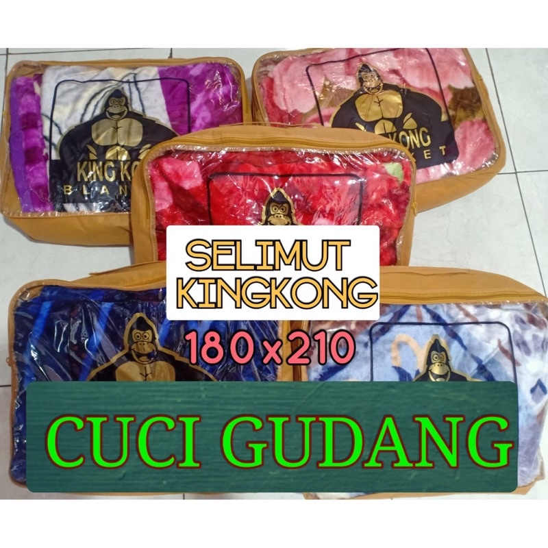 Jual Selimut Champion KING KONG Ukuran 180x210cm My Comfort Blanket ...
