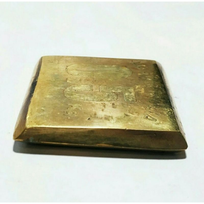 Jual Replika Emas Batangan Logam Mulia LM 24 K Bahan Kuningan | Shopee ...