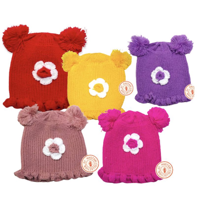 Jual Kupluk Motif Bunga Untuk Anak TERBARUU Kupluk Anak | Shopee Indonesia