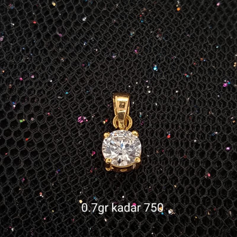 Jual Liontin Emas 17 K - Toko Emas Gajah Online - 0.7gr Kadar 750 ...