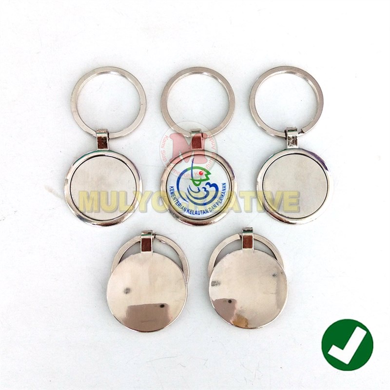 Jual Gantungan Kunci Logam Stainless Logo Kementerian Kelautan | Shopee ...