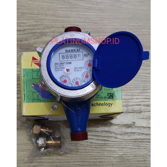 Jual METERAN AIR PDAM 1/2" WATER METER SNI NANKAI | Shopee Indonesia