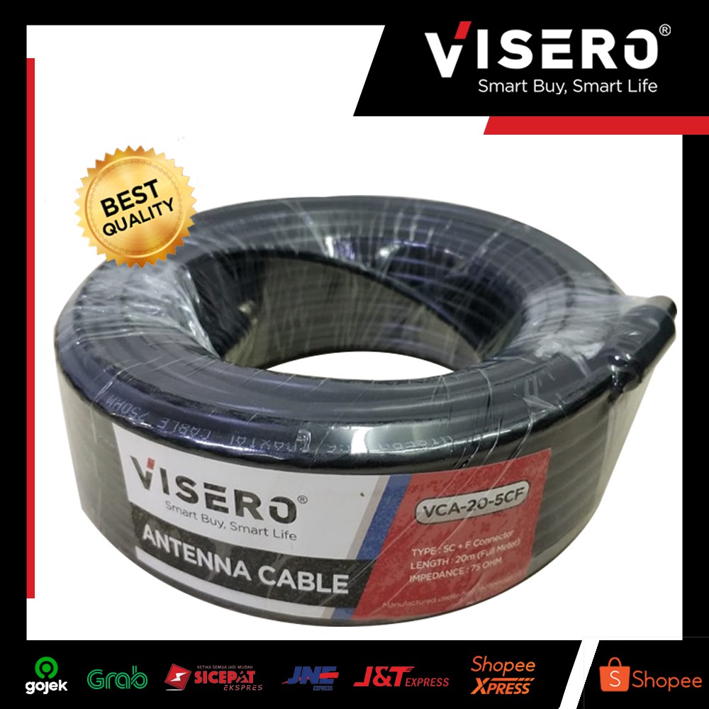 Jual Cable Antenna / Kabel Antena Visero ( 10M, 15M, 20M ) - VCA | Shopee Indonesia