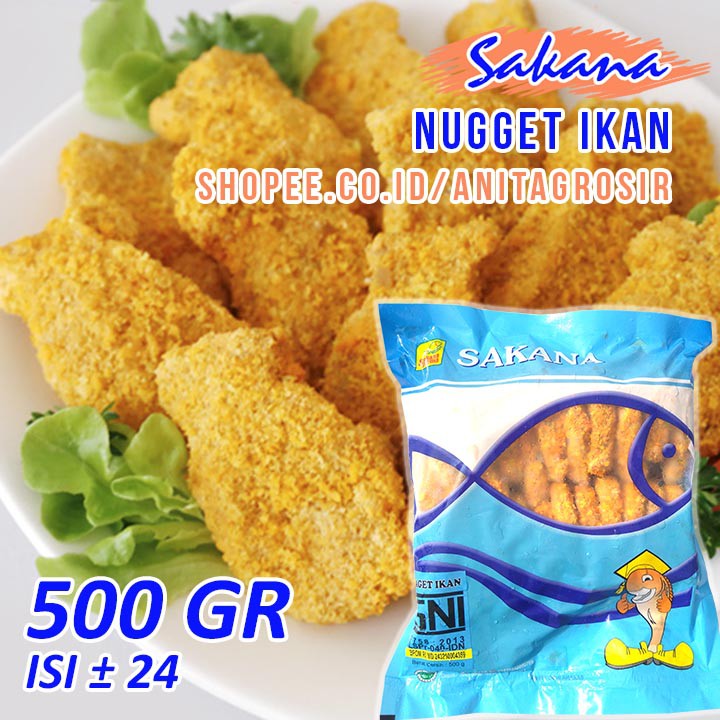 Jual SAKANA Nugget Ikan 500gr / Naget / Nuget Sakana Food Halal Tanpa ...