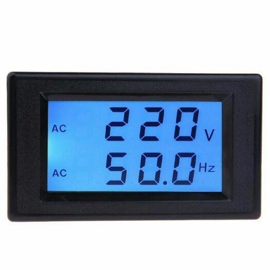 Jual Voltmeter AC 80-300Volt 45-65HZ Frequency meter Volt HZ meter ...