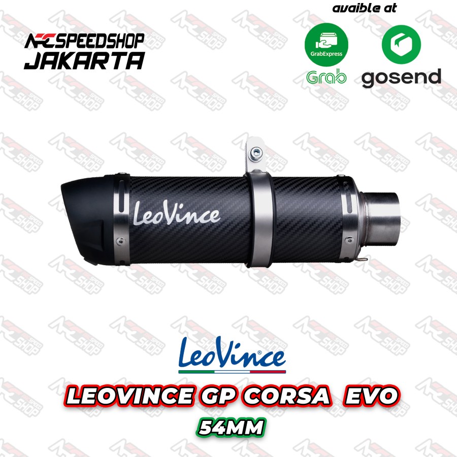Jual Knalpot Leovince Gp Corsa Evo Long Series Only Silencer (Universal ...