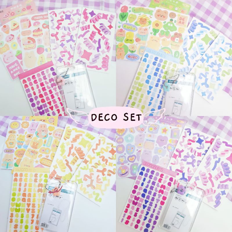 Jual Deco Kit Deco Set Photocard Kpop Holder Bantex (Id Card Bantex ...