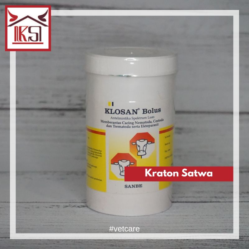 Jual KLOSAN 12 Bolus KLOSAN BOLUS Obat Cacing Spektrum Luas ...