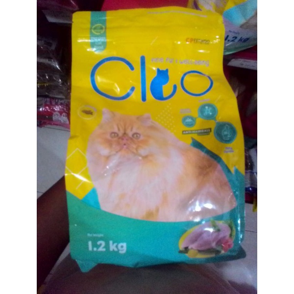 Jual makanan kucing Cleo Kitten 1,2kg dan Cleo Persia 1,2kg | Shopee ...