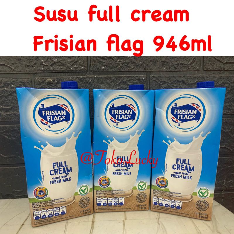 Jual Susu Full Cream/SuSu Bendera/Susu Frisian flag | Shopee Indonesia