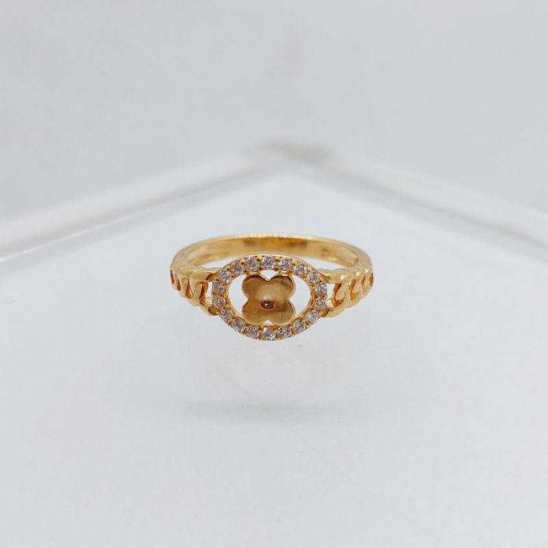Jual Cincin Variasi Bunga (Merah 375/8K) | Shopee Indonesia