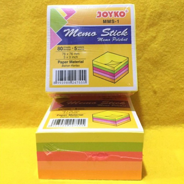 Jual Sticky notes Joyko 5 warna MMS-1 / MMS-13 | Shopee Indonesia