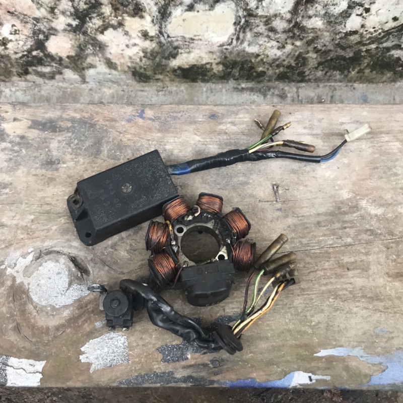 Jual spul sepul magnet spull cdi pengapian komplit set pulser Yamaha Force 1 F1 F1Z Fiz R 3xA ...