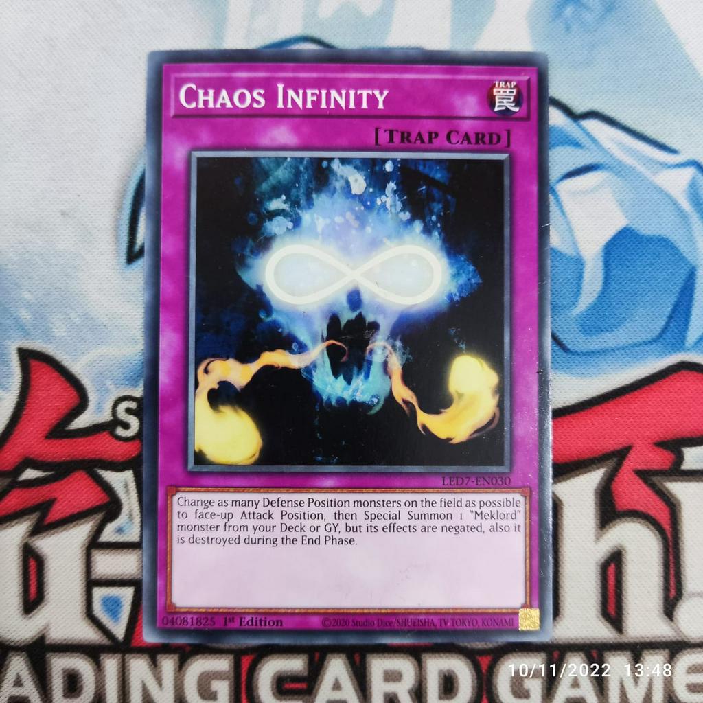 Jual yugioh chaos infinity LED7 common original | Shopee Indonesia