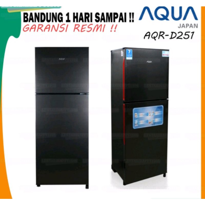 Jual kulkas murah Aqua Sanyo 2 pintu aqr d251 low Watt (khusus Bandung dan Cimahi) | Shopee ...