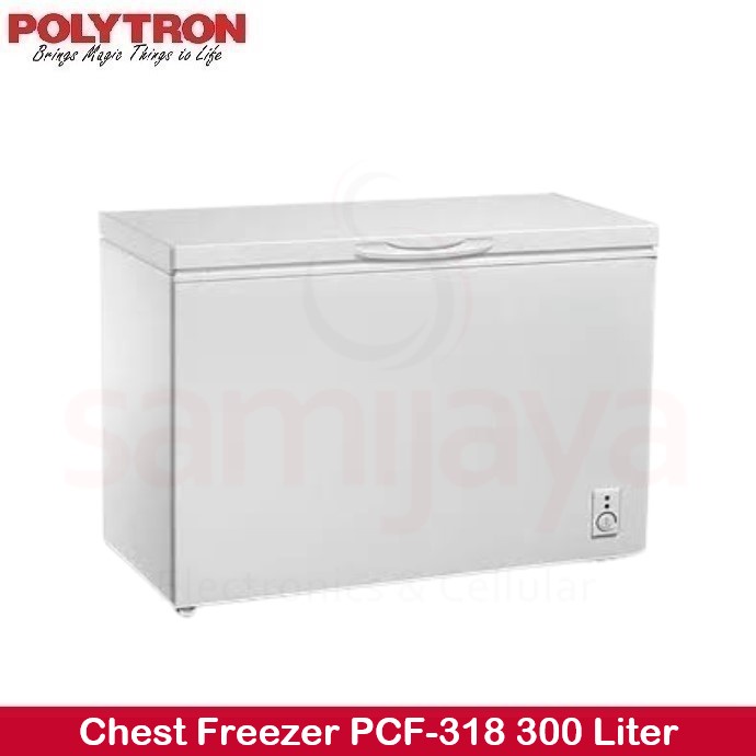 Jual CHEST FREEZER / FREEZER BOX POLYTRON PCF-318 / PCF 318 300 LITER ...