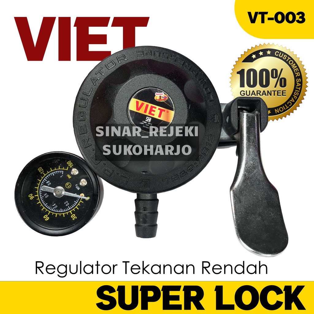 Jual SUPERLOCK Regulator Gas Superlock VIET VT-003 Kepala Gas Superlock ...