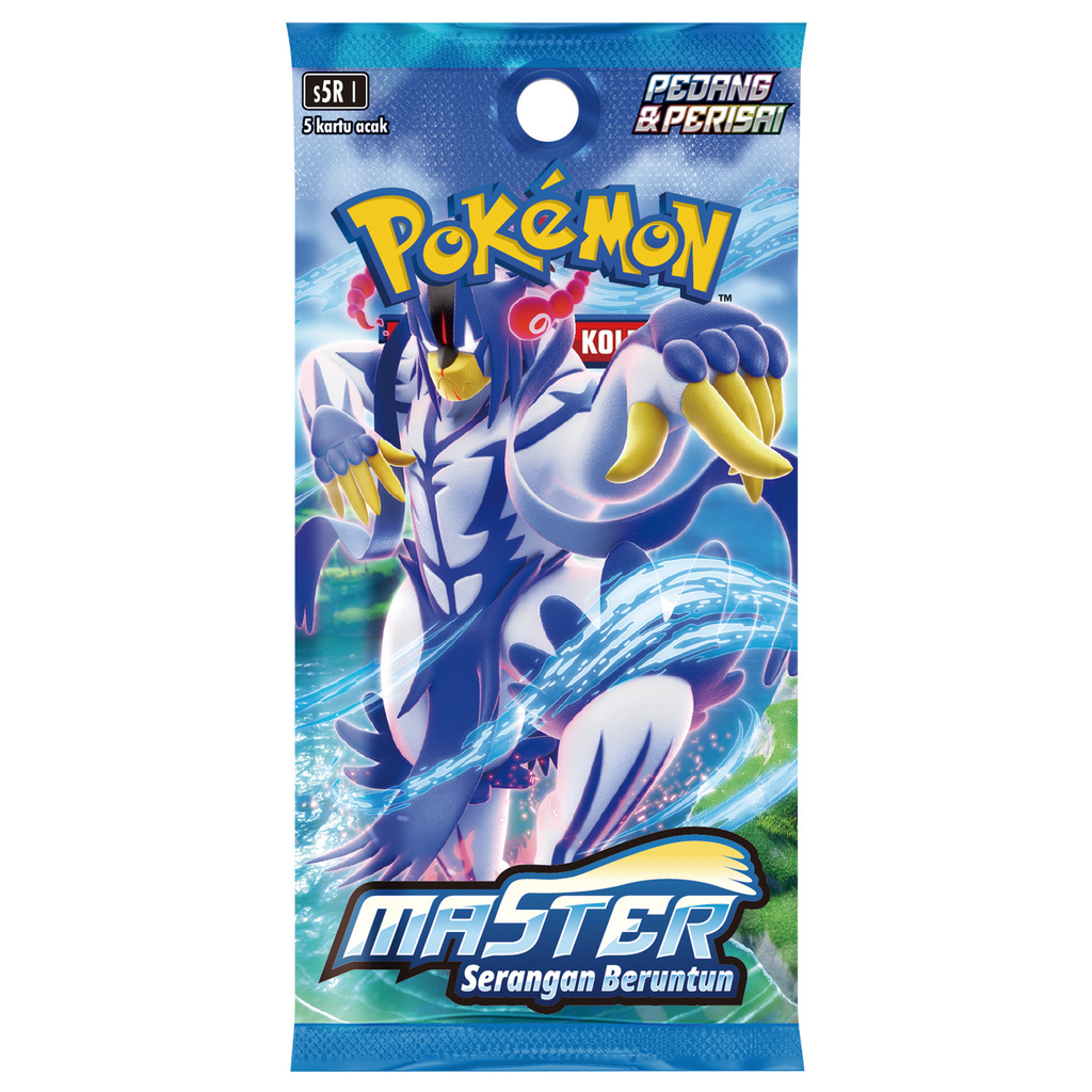 Jual Pokemon TCG Indonesia Booster Box Set 8 Master Serangan Beruntun ...