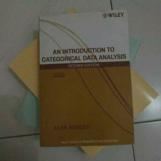 Jual Alan Agresti - An Introduction to Categorical Data Analysis | Shopee Indonesia