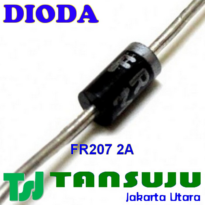 Jual Diode Dioda FR207 2A 1000V Fast Recovery diode Rectifier Diodes ...