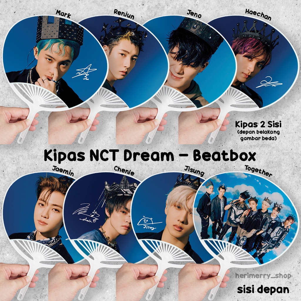 Jual Kipas NCT Dream Beatbox - Merchandise KPOP Hand fan Unofficial ...