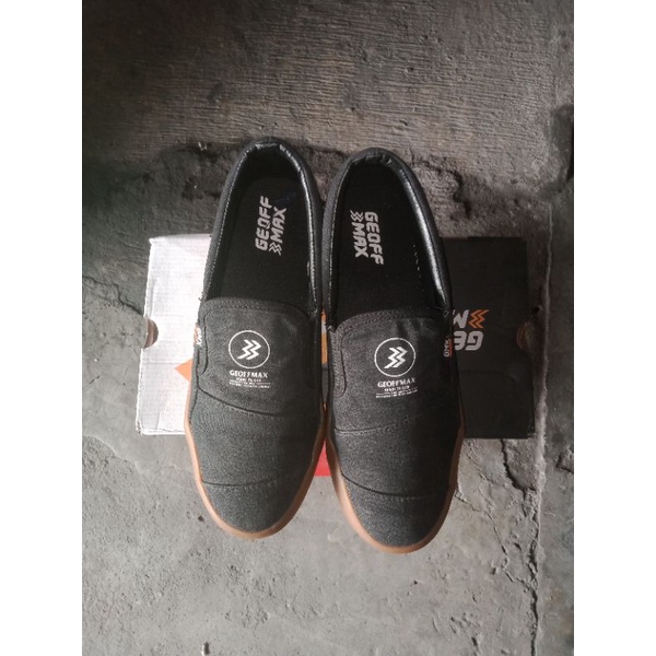 Jual Geoff Max - Meery Black Gum | Sepatu pria. | Shopee Indonesia