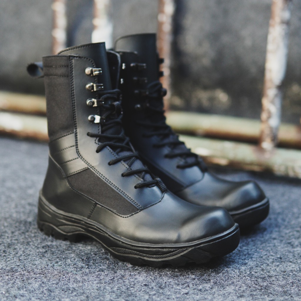Jual SEPATU PRIA PDL BLACK FORCE HAWK SEPATU SAFETY BOOT UJUNG BESI ...