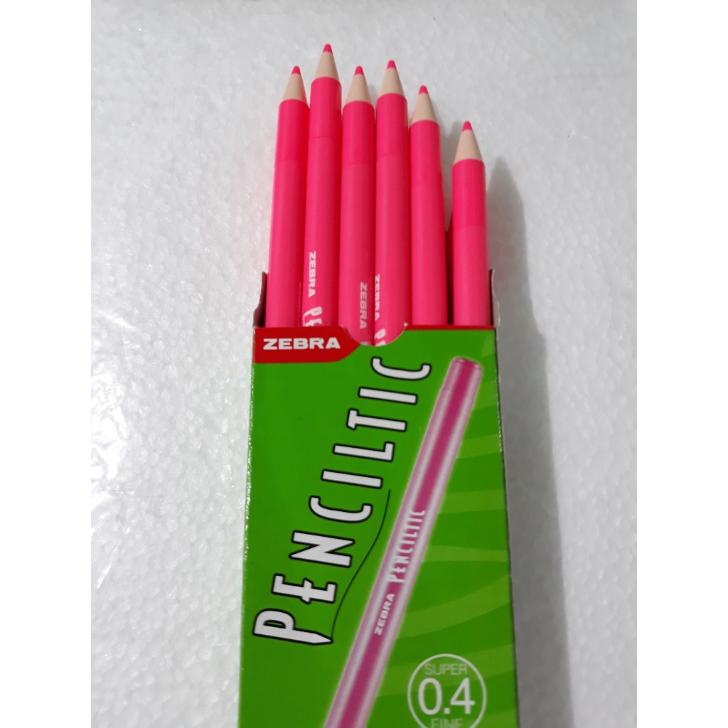 Jual Pulpen warna ZEBRA PENCILTIC 0.4mm | Shopee Indonesia