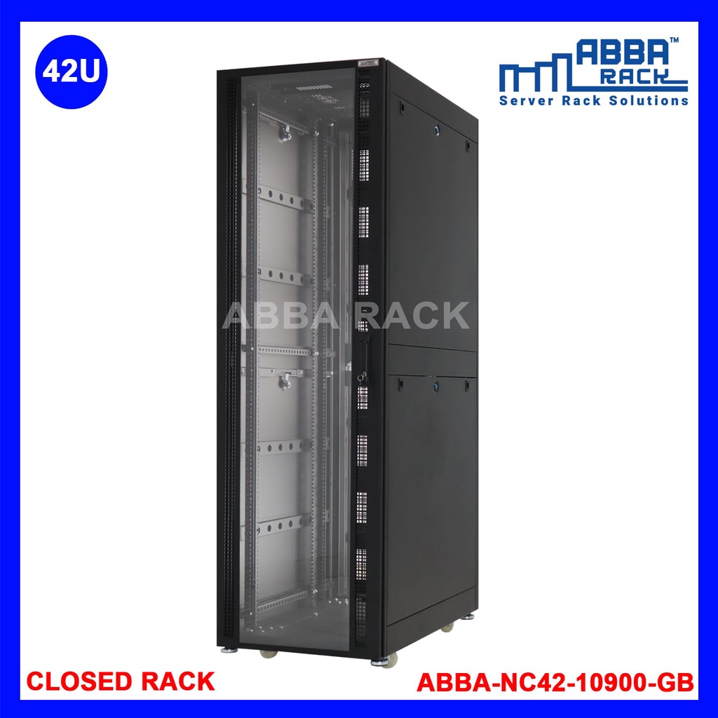 Jual PREMIUM SERIES 19" NC Close Rack 42U depth 900mm | Shopee Indonesia