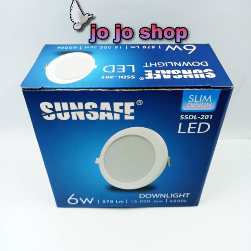 Jual Lampu Downlight LED Panel 6 Watt/IB Panel 6 Watt SUNSAFE Cahaya ...