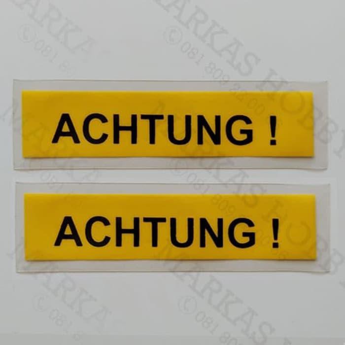 Jual Stiker / Sticker Achtung OEM | Shopee Indonesia