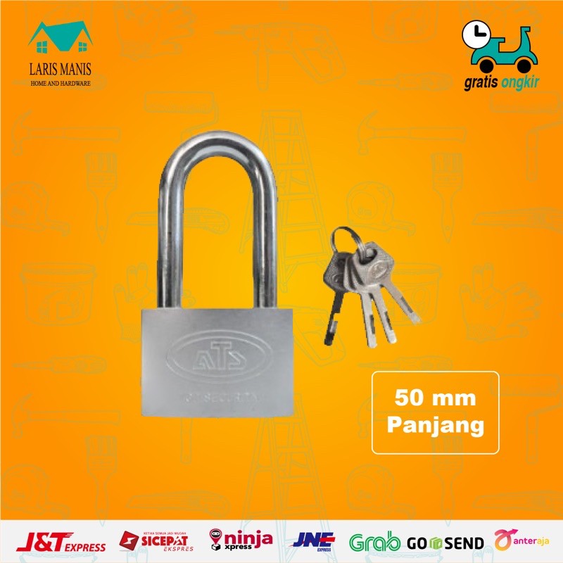Jual Gembok Blossom Padlock Besi Gembok Pendek Gembok Panjang Gembok ...