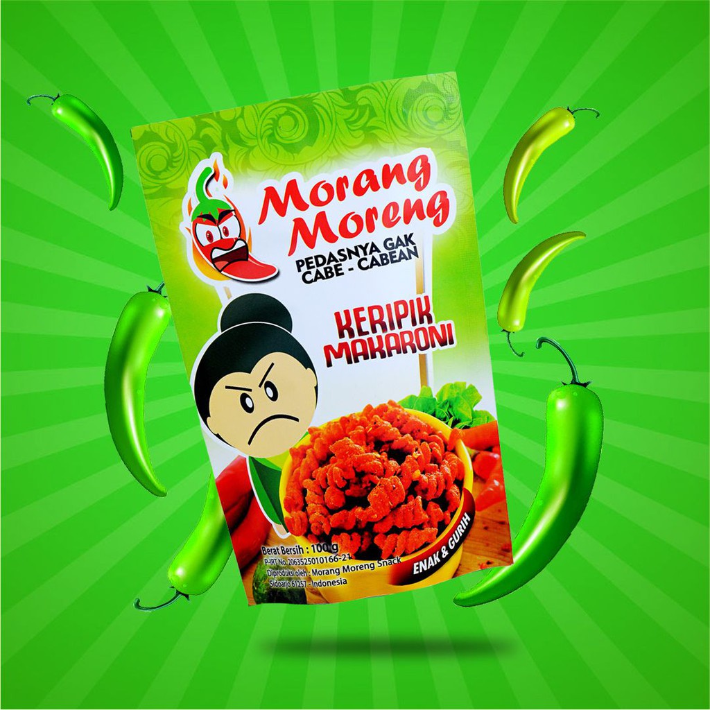 Jual Makaroni Pedas Morang Moreng / Macaroni Spiral Aneka Rasa | Shopee ...