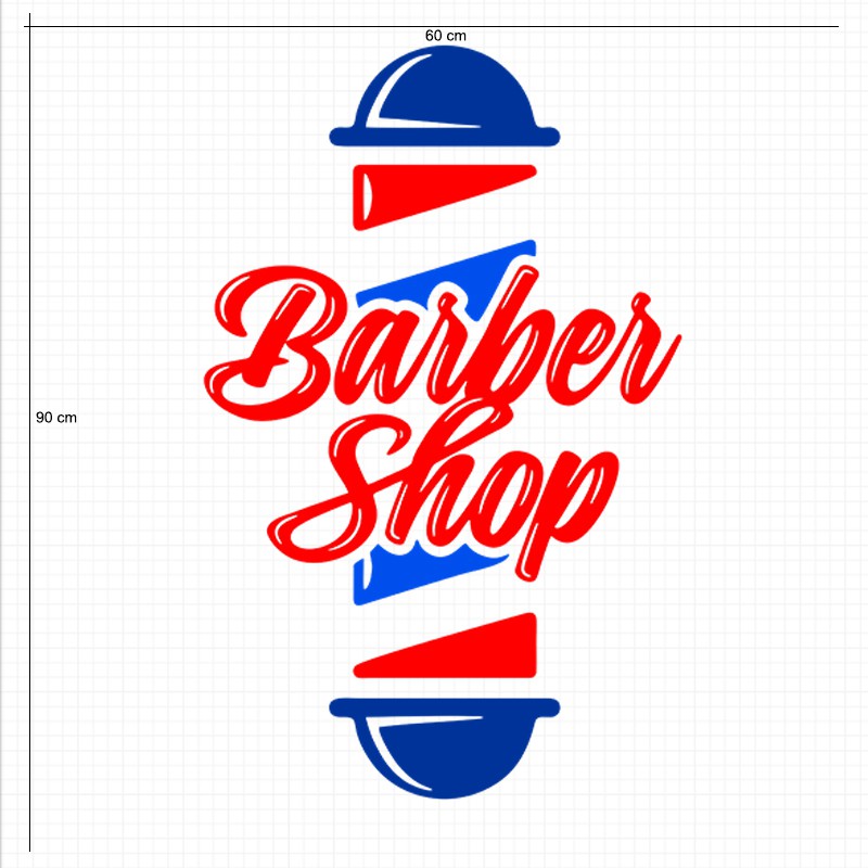 Jual Stiker Barbershop Kaca Tabung Custom Tulisan Cutting Sticker Bisa ...
