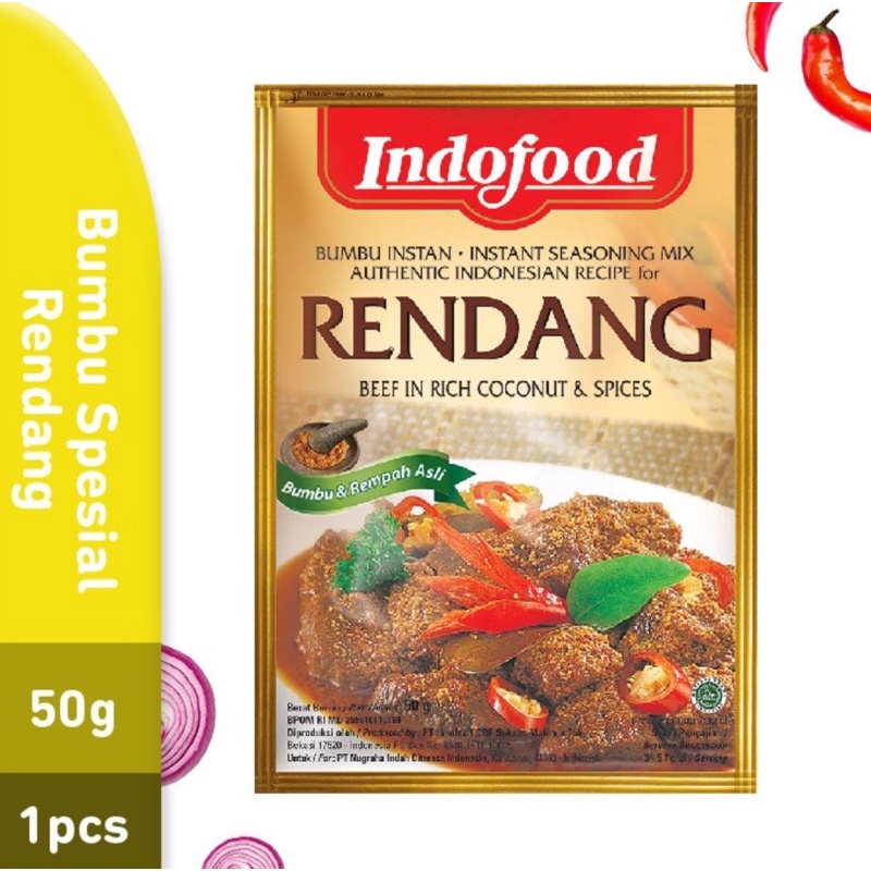 Jual Bumbu Spesial Indofood Rendang 50gr - 1 pcs | Shopee Indonesia