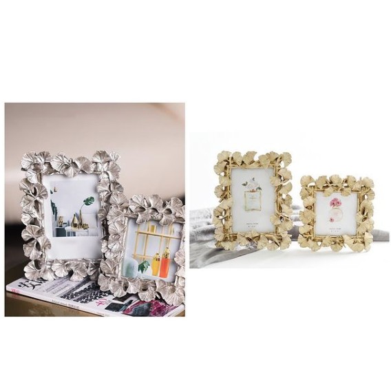 Jual FRAME UNIK BENTUK DAUN GINGKO/BINGKAI FOTO VINTAGE/PIGURA BAHAN ...