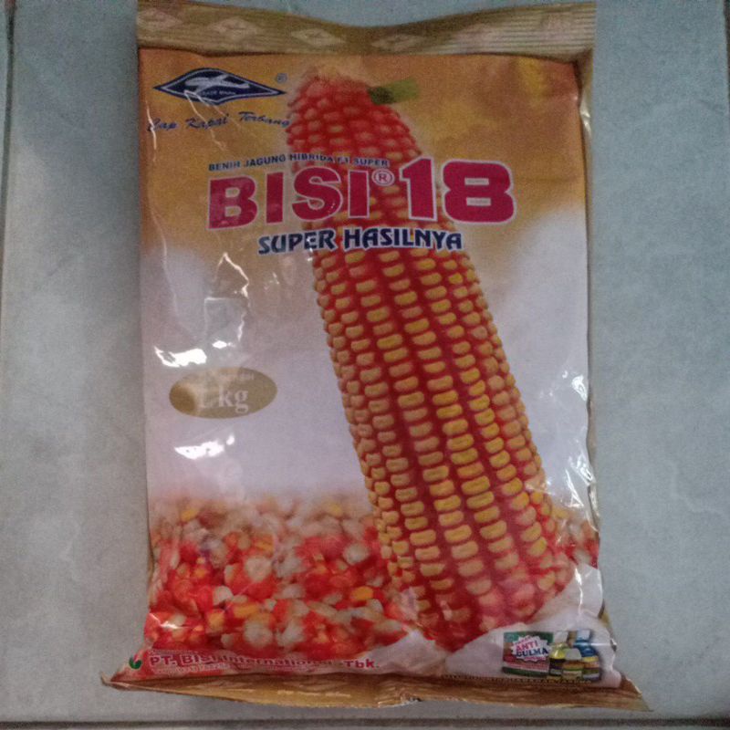 Jual Benih jagung BISI 18 super hibrida dari cap kapal terbang isi 1kg ...