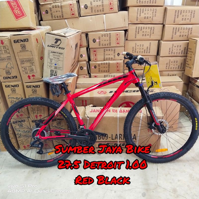 Jual SEPEDA GUNUNG MTB 27.5 INCH UNITED DETROIT 1.00 & 1.1 TERBARU ...